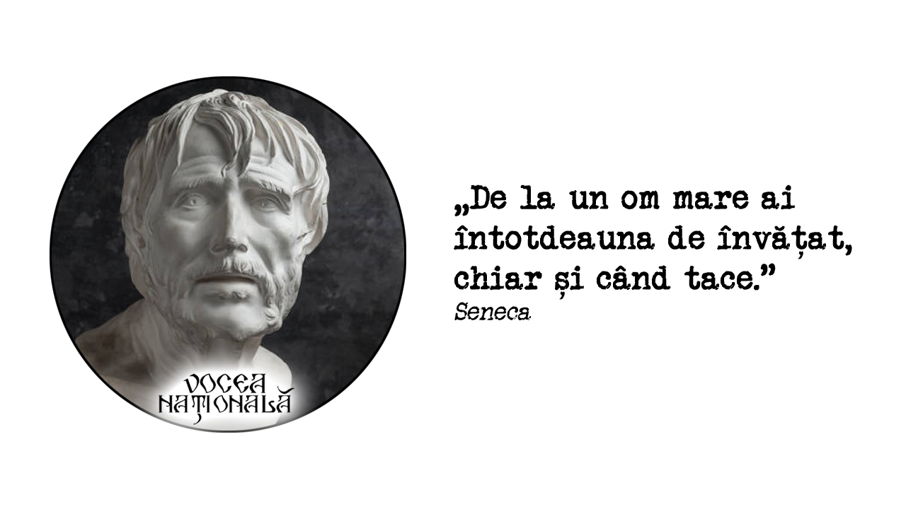 De la un om mare ai de învățat, citat de Seneca